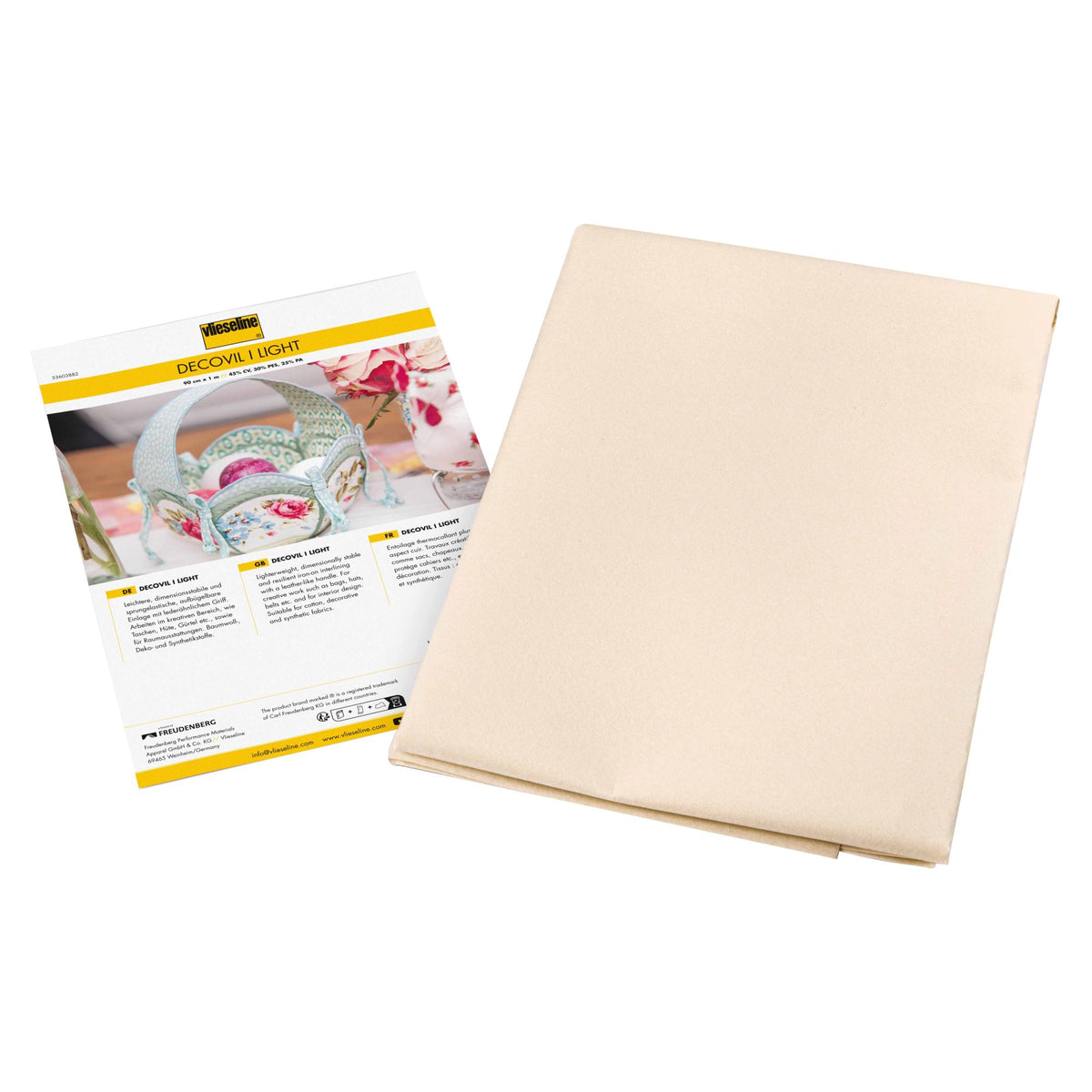 Decovil Light Interlining 90cm x 100m by Vilene – Escape & Create
