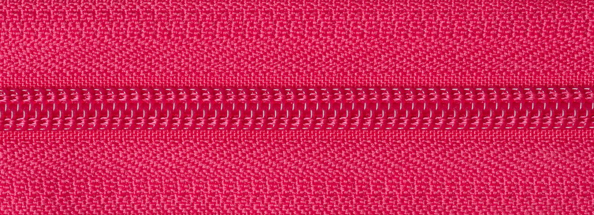 Zip 36cm/14" Open Ended #5 by YKK Col 516 Bright Pink – Escape & Create