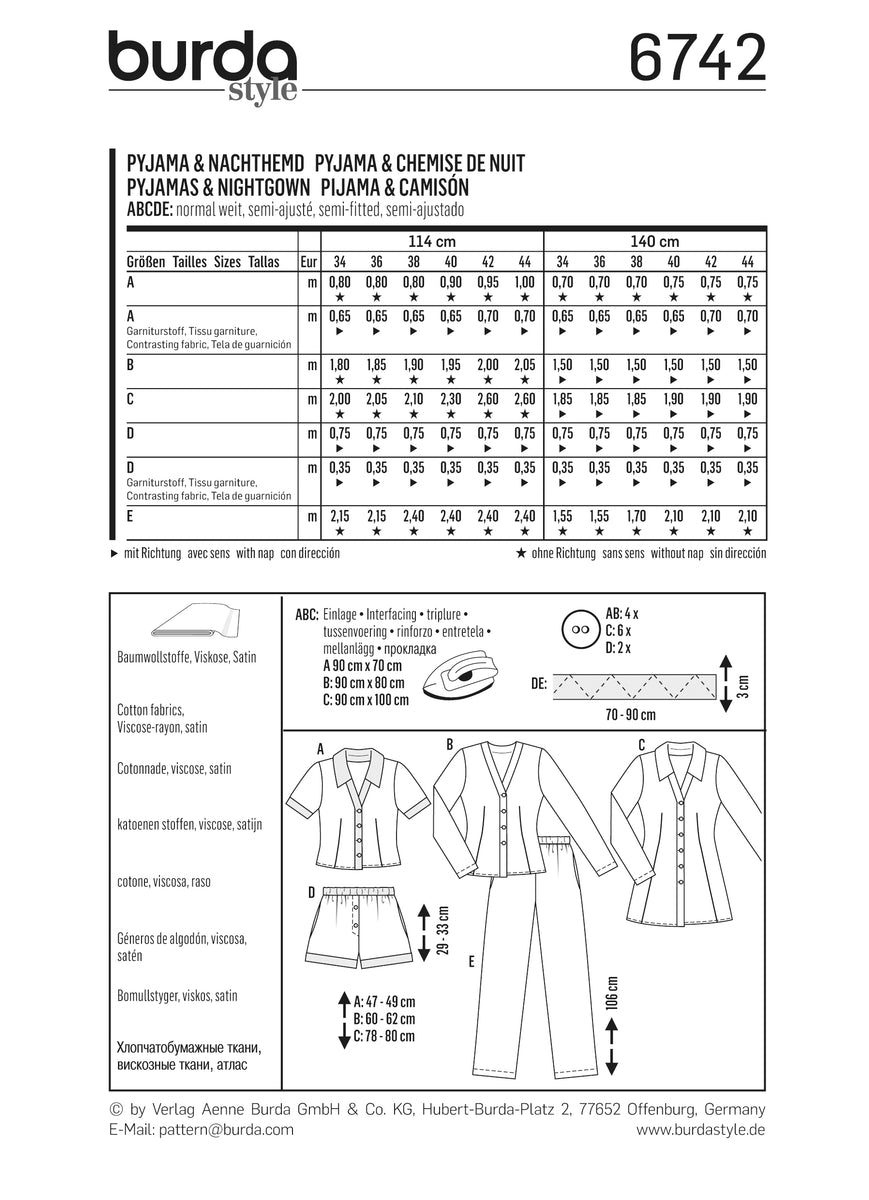 Burda 6742 – Escape & Create