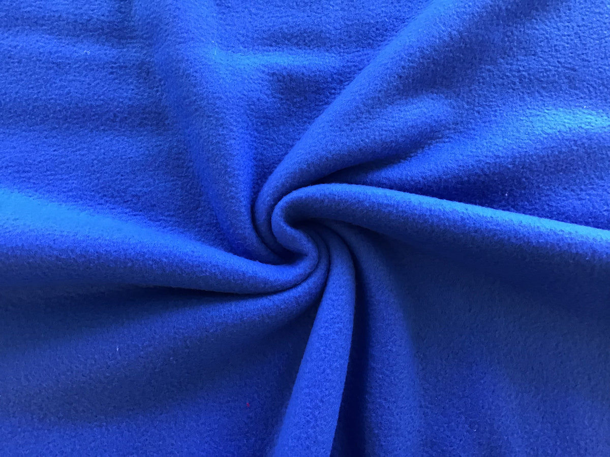 Fleece (Polar) in Plain Royal Blue – Escape & Create
