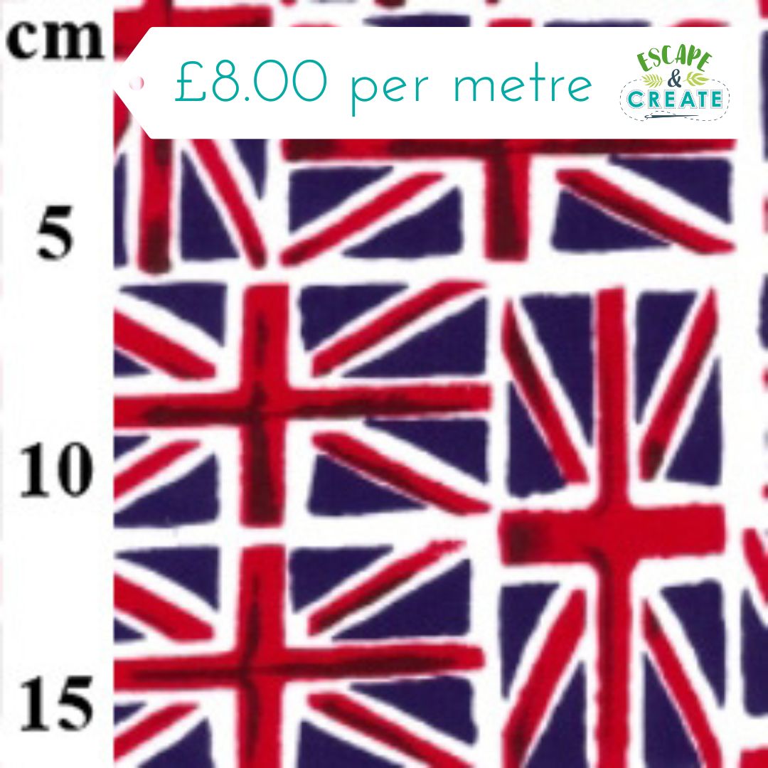 Cotton Union Jacks – Escape & Create